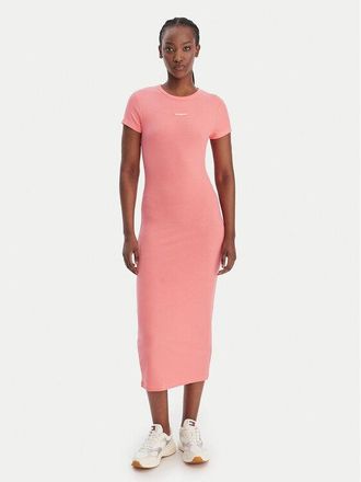 Tommy Jeans Kleid f&uuml;r den Alltag DW0DW22339 Rosa Slim Fit