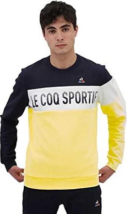 Le Coq Sportif Homme Saison 2 Crew N°1 M Sweater, Sky Capt./N.opt.white/L.zest, S EU