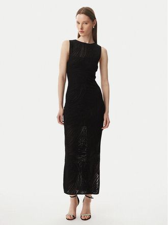 Guess Strickkleid W6GKAX Z0981 Schwarz Slim Fit