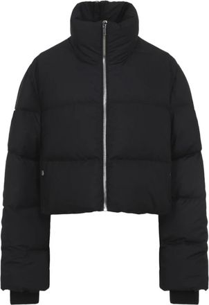 Moncler Femme, Vestes, Noir, Taille: 38 FR Cropped Cyclopic Jacket
