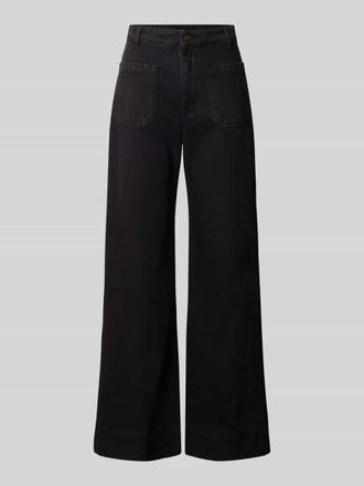Victoria Beckham Wide Fit Jeans aus reiner Escorial Wolle