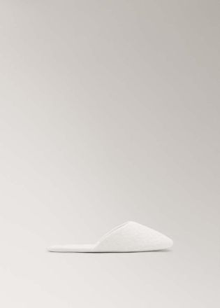 Mango Pantoufles ouvertes ivoire - Femme - 36 - MANGO
