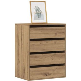 vidaXL Commode dangle ch&ecirc;ne artisanal 60x41x76 cm bois ding&eacute;nierie - Vidaxl