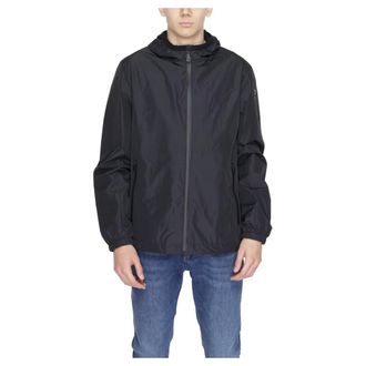 Suns Schwarze Kapuzenjacke mit Rei&szlig;verschluss - - Jackets - Herren - Schwarzk - M