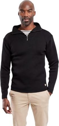 Armor Lux Pull Camionneur zippé en Laine GUISSENY