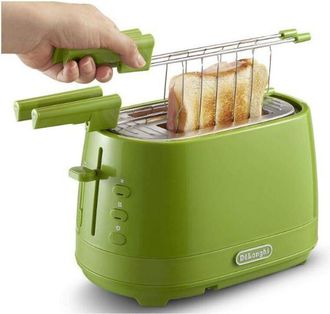 DeLonghi De Longhi CTLAP2203.GR Toaster 2 Scheiben gr&uuml;n 550 W