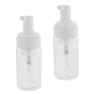HOMYL 2pcs Tragbare Seifenspender Pumpflasche Pumpspender, Perfekt f&uuml;r Reisen und Hause - klar