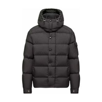 Moncler Doudoune Courte Maya &agrave; Capuche - Femme - Vestes - Noir - Taille: 40 FR