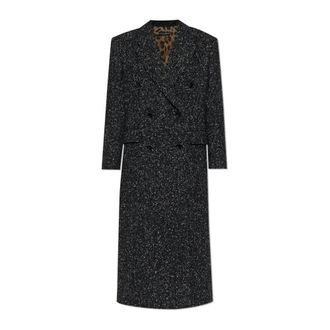Dolce & Gabbana Doppelreihiger Mantel - - Coats - Damen - Grau - M