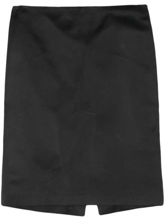 Prada jupe crayon en serge (années 2010) - Noir