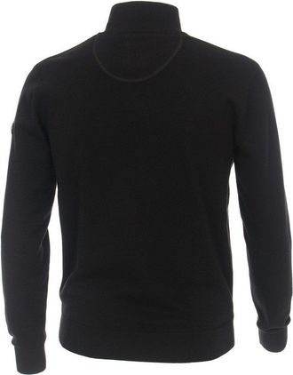 Redmond Troyer REDMOND Casual Herren Strick-Troyer Comfort Baumwolle Schwarz