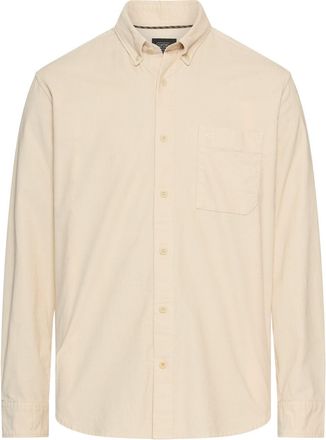 Camel Active Herren fleXXXactive Langarm Shirt mit Button-Down-Kragen und Brusttasche Hafer, Menswear-XXL