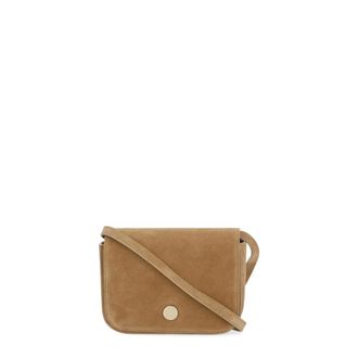 Fabiana Filippi Femme, Sacs, Brun, Taille: ONE Size Suede Leather Shoulder Bag