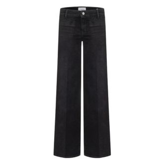 Cambio Tess Wide Jeans - - Jeans - Damen - Schwarzk - XL