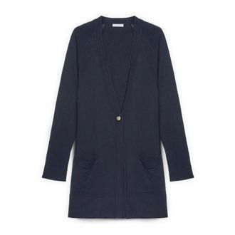 Fiorella Rubino Damen, Strickwaren, Blau, MGr&ouml;&szlig;e