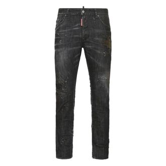Dsquared2 Schwarze Klassische F&uuml;nf-Pocket-Jeans - - Jeans - Herren - Schwarzk - S