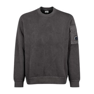 C.P. Company C.p. Company - SweaT-shirt &agrave; col rond - Homme - Sweatshirts et sweats &agrave; capuche - Noir - Taille: XL