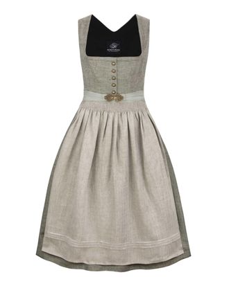 Stockerpoint Damen Dirndl Tilda I Größe 32-48 I Bequemes Trachtenkleid mit Schürze & liebevollen Details I Bequem & pflegeleicht I Perfekt für Trachten & Festlichk