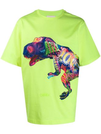 Juun.J t-shirt &agrave; imprim&eacute; graphique - Jaune
