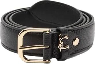 Coccinelle Femme, Accessoires, Noir, Taille: M Metal Loop Belt