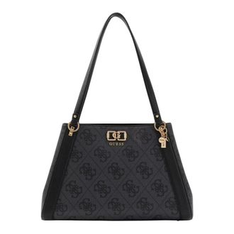 Guess Femme, Sacs, Noir, Taille: ONE Size Karnilla Logo Shoulder Bag