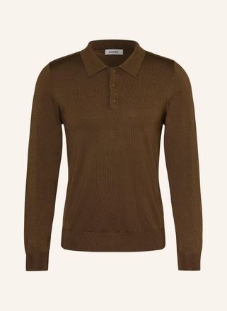Sandro Sandro Strick-Poloshirt braun