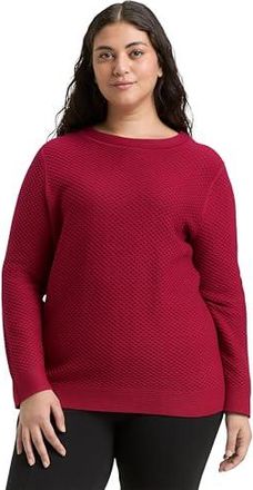 Tom Tailor 1049548 Pull-Over, 10361-Rumba Red, 52 Femme