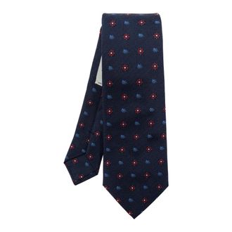 Etro Seidenkrawatte - - Accessories - Herren - Blau - ONE SIZE
