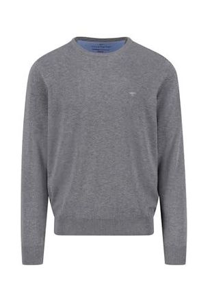 Fynch-Hatton Pull en Tricot Fin avec col Rond, Charcoal, XXL
