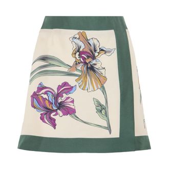 La DoubleJ Mini Foulard Rock - - Skirts - Damen - Mehrfarbig - M