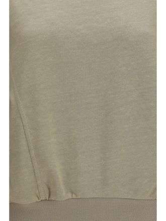 Brunello Cucinelli Cotton-Linen Blend Sweatshirt - Beige