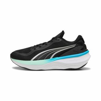 Puma Unisex Scend Pro 2 Straßen-Laufschuh, Black Mint Melt Speed Blue, 39 EU