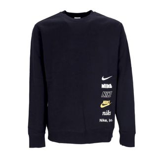 Nike Homme, Sweatshirts et sweats &agrave; capuche, Noir, Taille: XL SweaT-shirt &agrave; col rond