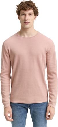 Tom Tailor Herren 1042517 Pullover, 38325-Smoky Rose, M