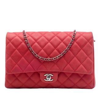 Chanel Pre-owned Vintage Umh&auml;ngetasche - - Pre-owned - Damen - Rot - ONE SIZE