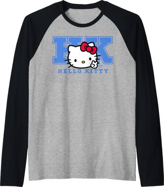 Hello Kitty College Schablone Sport Team Classic Friendship Raglan