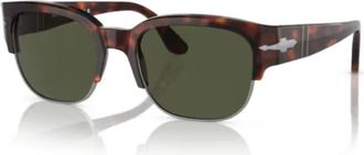 Persol Klassische Sonnenbrille mit schwarzem Gestell - - Accessories - unisex - Braun - ONE SIZE