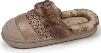 Isotoner Chaussons pantoufles Mules femme semelle bloup extra confort 37 beige