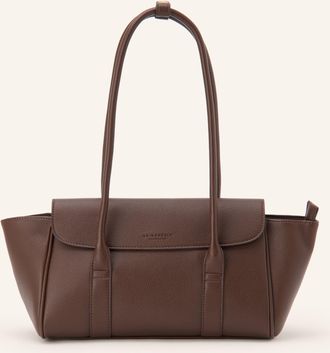Seidenfelt Manufaktur Schultertasche Nelma braun