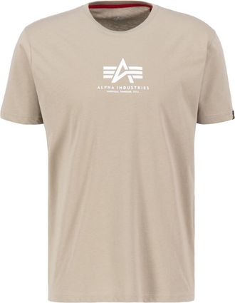 Alpha Industries Herren Basic T Ml T-Shirt, Beige (Vintage Sand), L