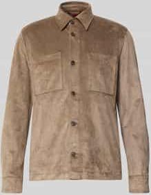 Cinque Regular Fit Hemdjacke mit Brusttaschen Modell Messi