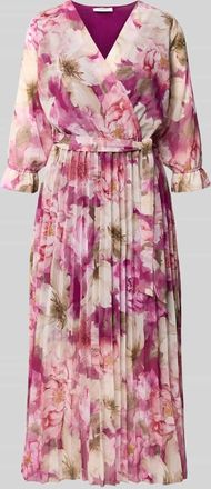 Zabaione Midikleid mit floralem Allover-Print Modell Matilda