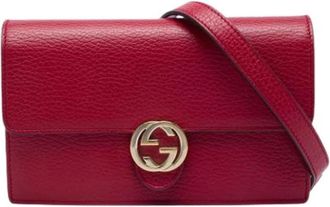 Gucci Pre-owned Wallet on Chain - - Pre-owned - Damen - Rot - ONE SIZE