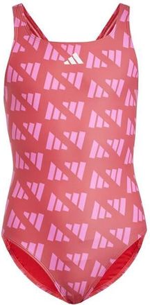 adidas Kinder Badeanzug Logo Graphic V-Back Kids