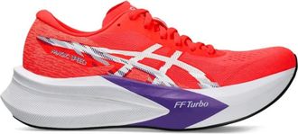 Asics Damen Magic Speed 4 Sneaker, Flash Red White, 43.5 EU