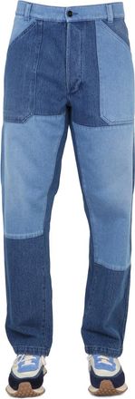Etro Worker-Style Denim Jeans - Blue