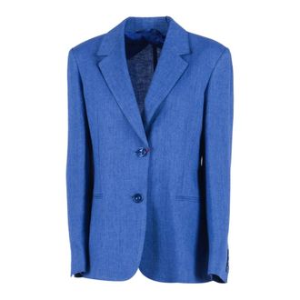 Max Mara Giacca Bello - - Jackets - Damen - Blau - S
