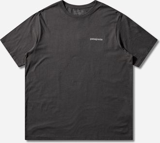Patagonia Men s P-6 Logo T-Shirt Ink Black