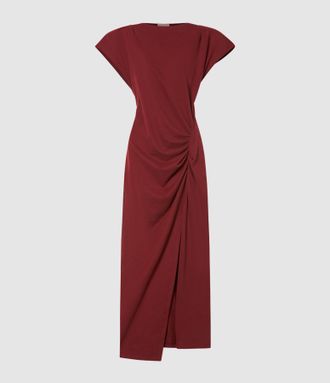 Isabel Marant Robe Nadela Dark Burgundy