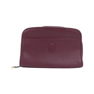 Cartier Pre-owned Must de Pochette en Cuir - Femme - Pre-owned - Violet - Taille: ONE Size